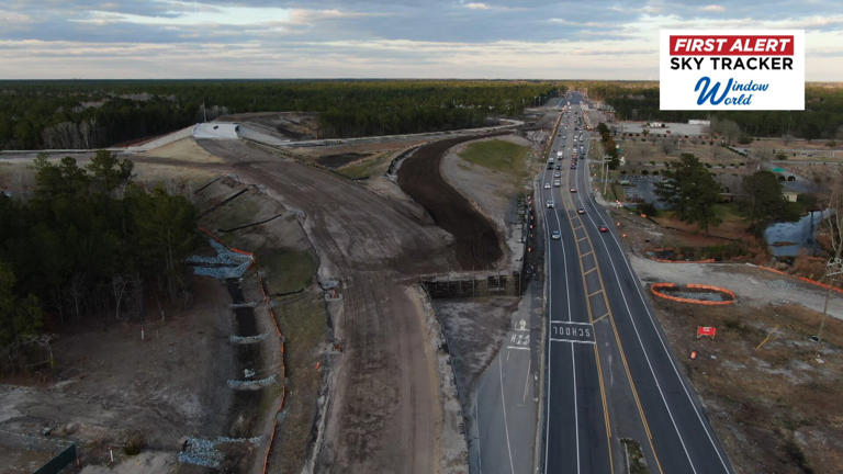 Hampstead Bypass project triggers permanent lane shift in Pender County