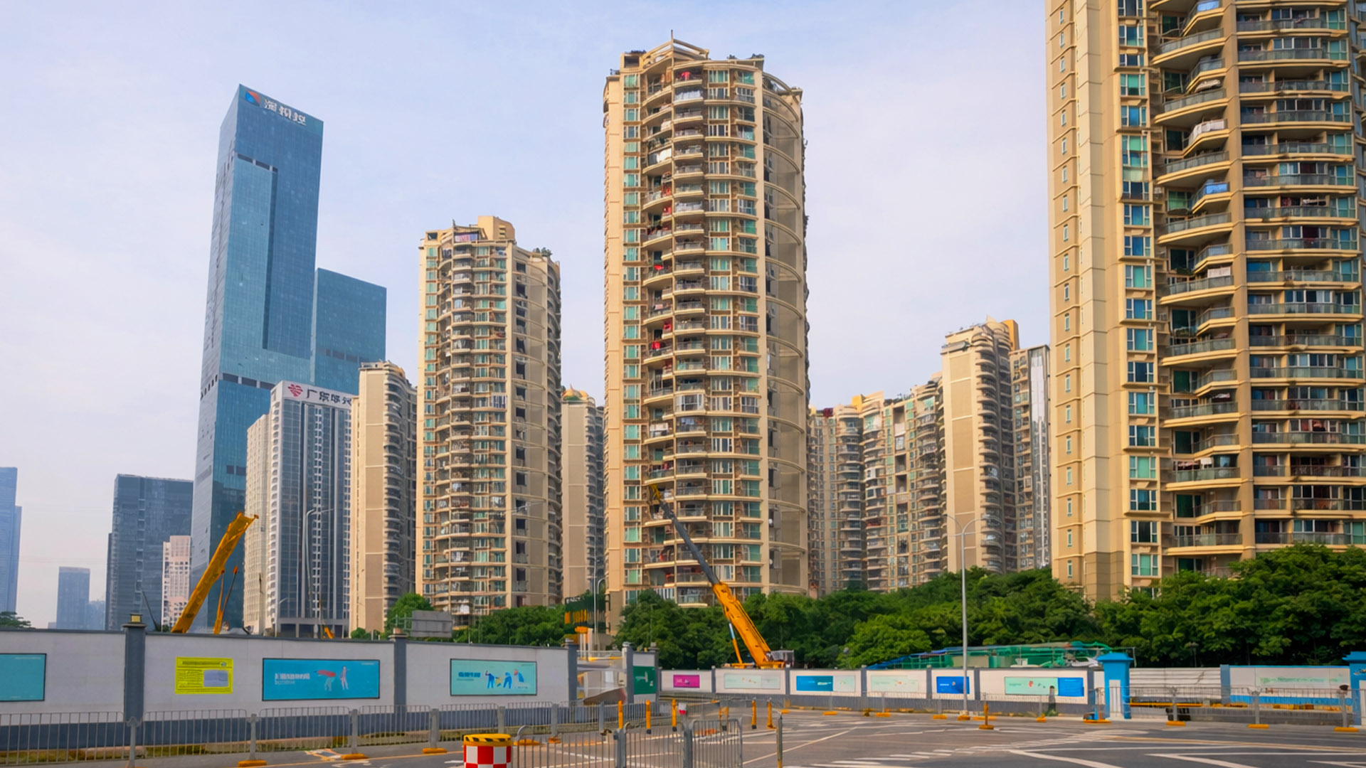 Moderne woonwijk in China