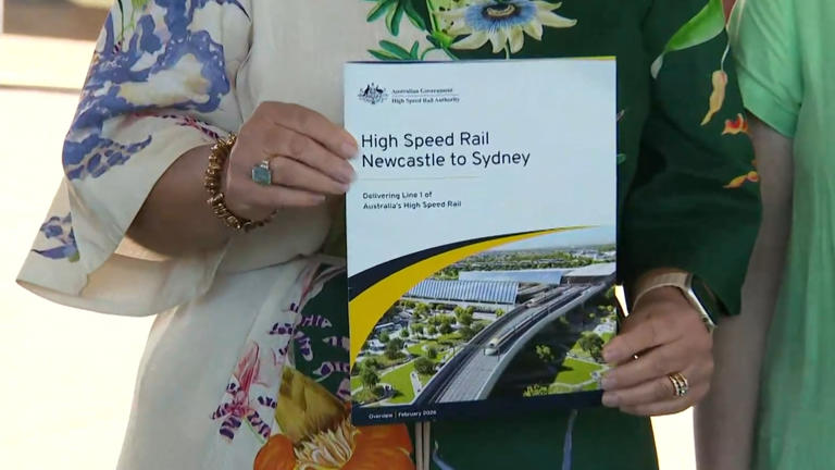 Major update for $61bn high-speed train between Newcastle and Sydney