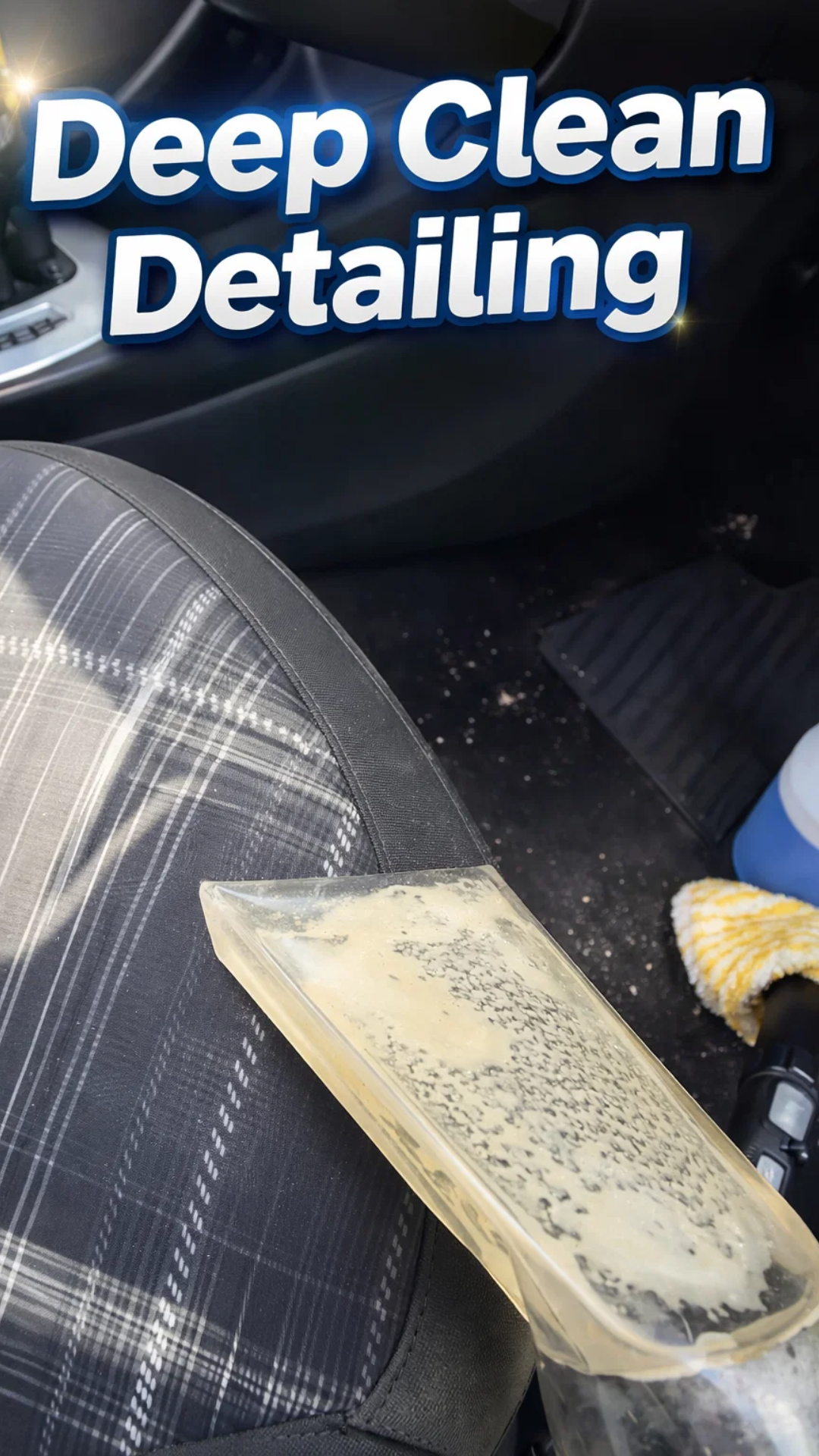 Deep clean detailing, dirty carpet extraction, and satisfying ...