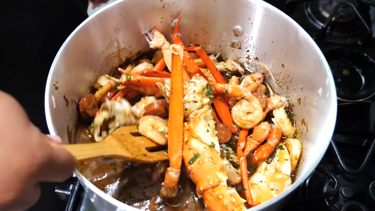 Seafood gumbo made simple