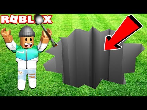 Digging a 1,000,000 foot hole in Roblox