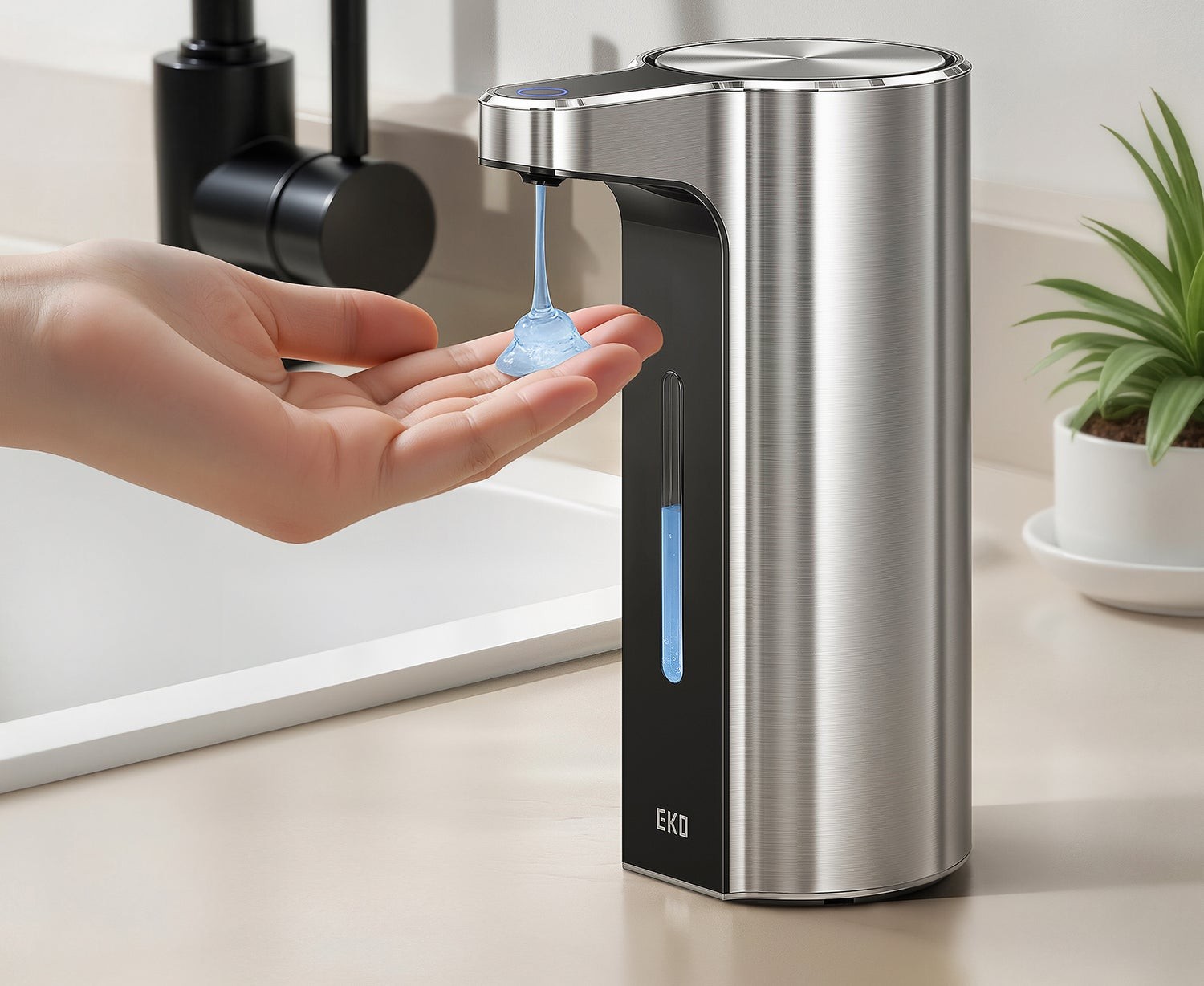 Eko Aroma Pro smart sensor soap dispenser review: Premium hygiene ...