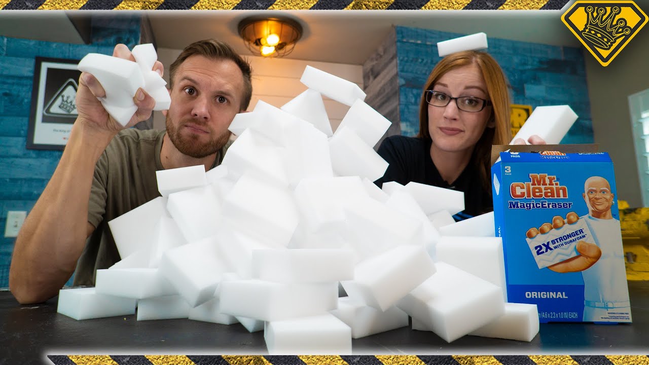 Cleaning with 100 magic erasers produces unbelievable results