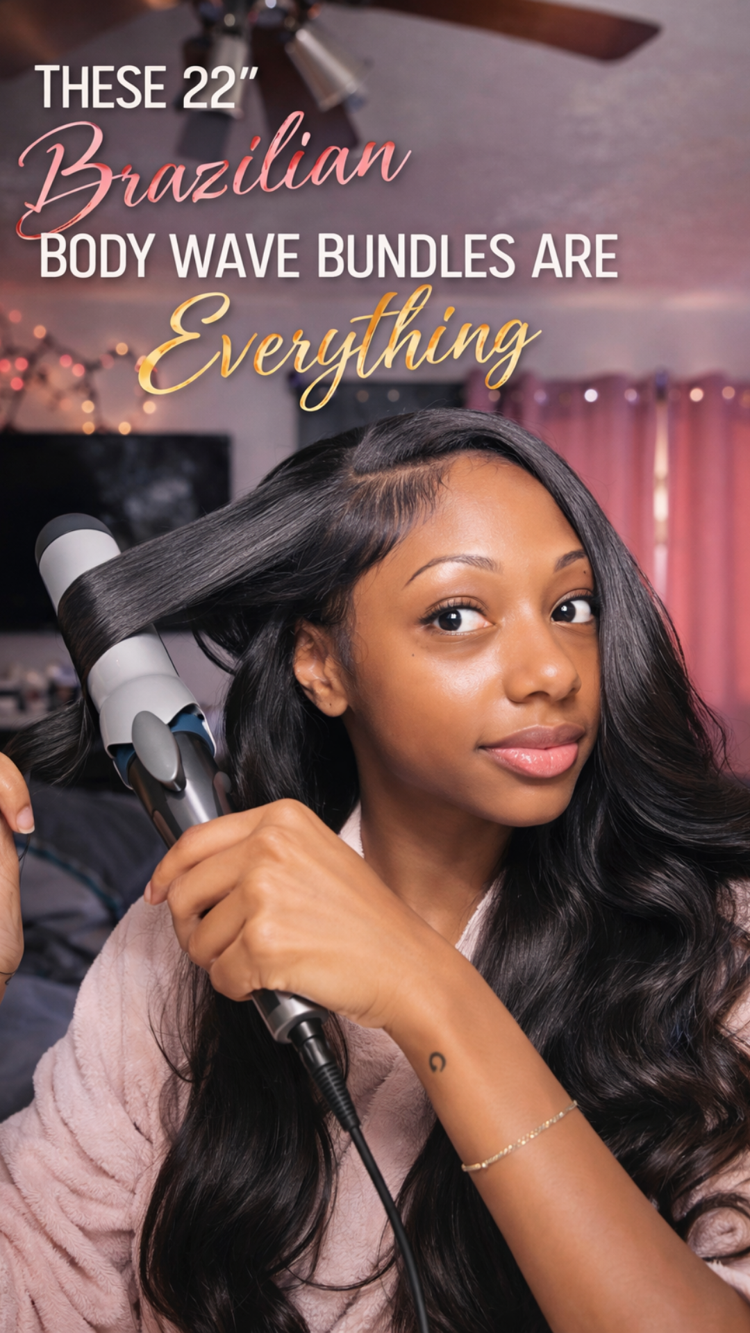 These 22” Brazilian body wave bundles are everything