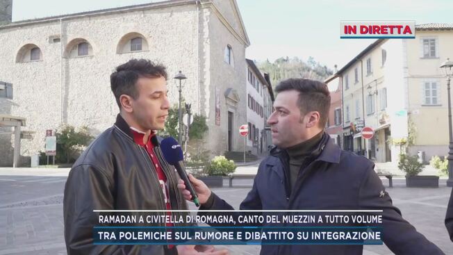 Ramadan a Civitella di Romagna, canto del muezzin a tutto volume