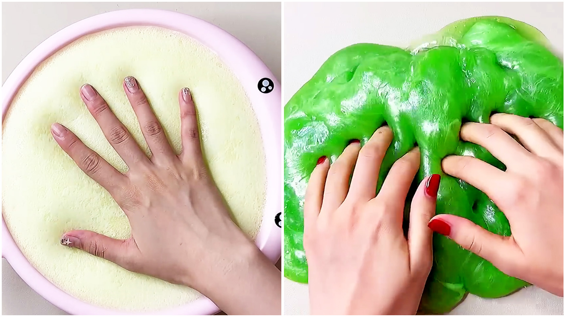 Ontspannende slime textuur ASMR