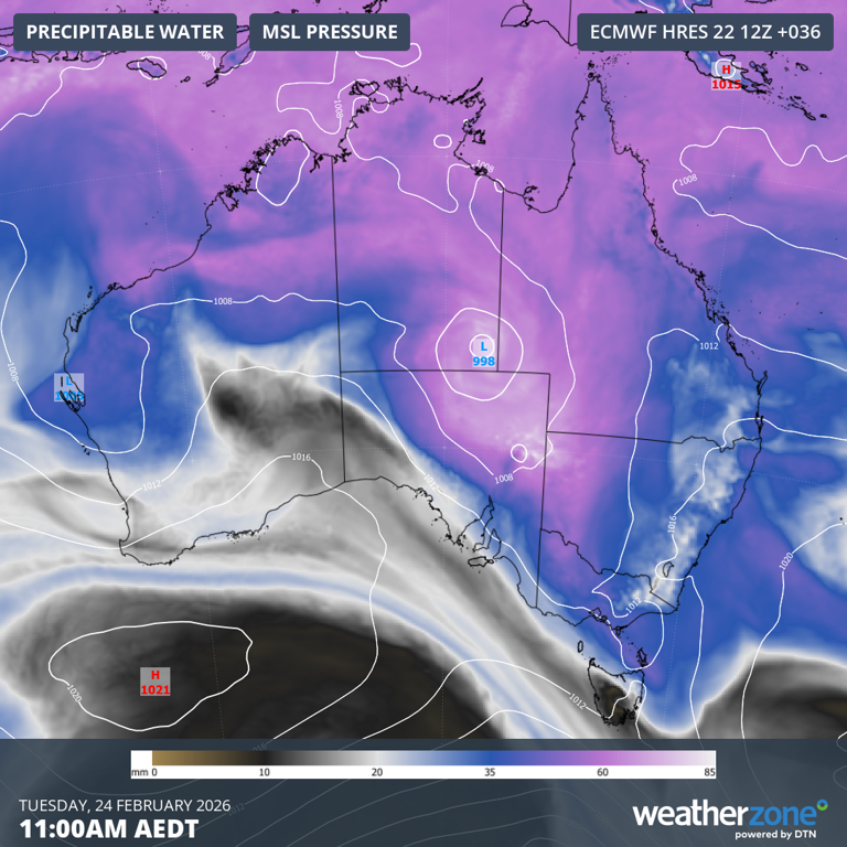 Rare outback deluge to flood central Australia this week