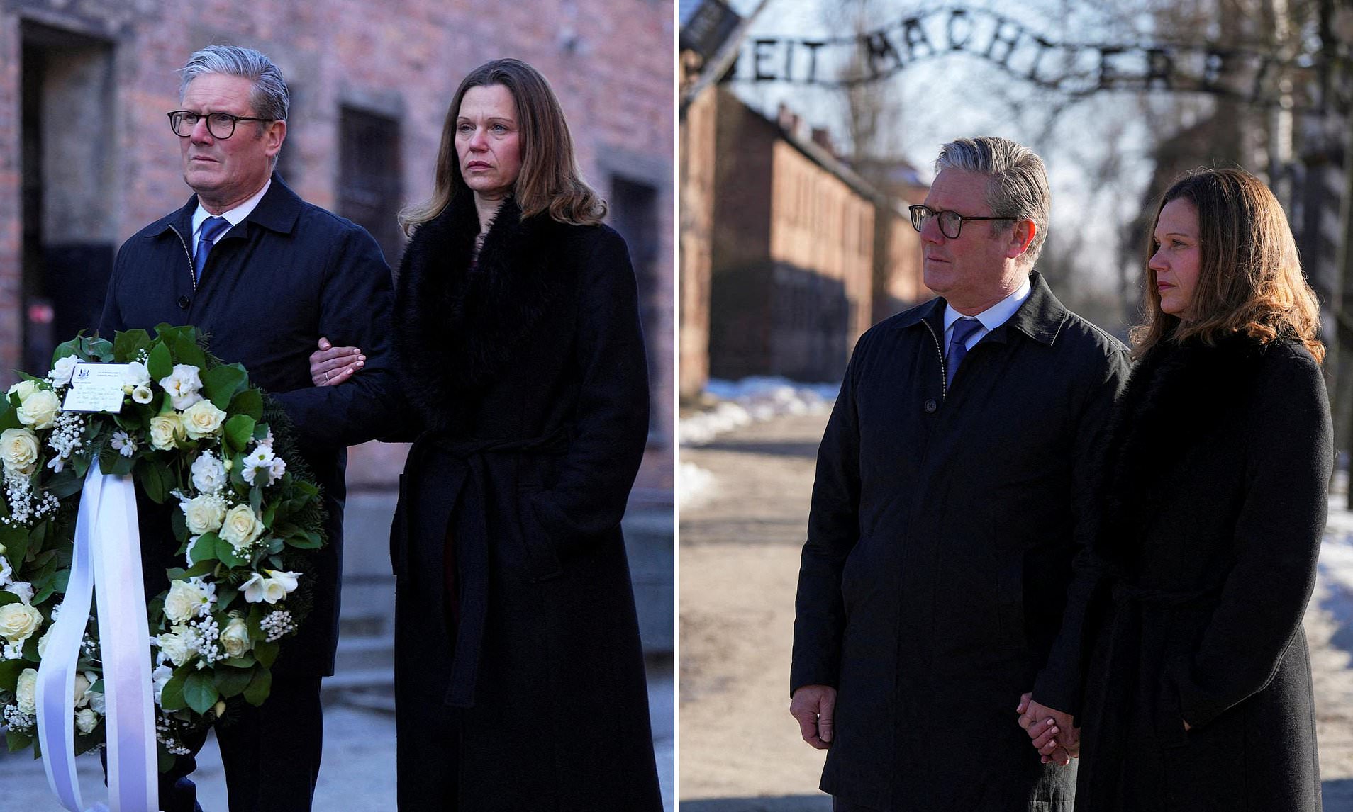 Keir Starmer and his wife take their children to Poland to learn about ...