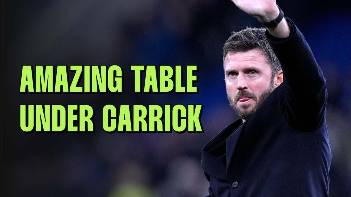 The amazing Premier League table since Michael Carrick took charge of ...