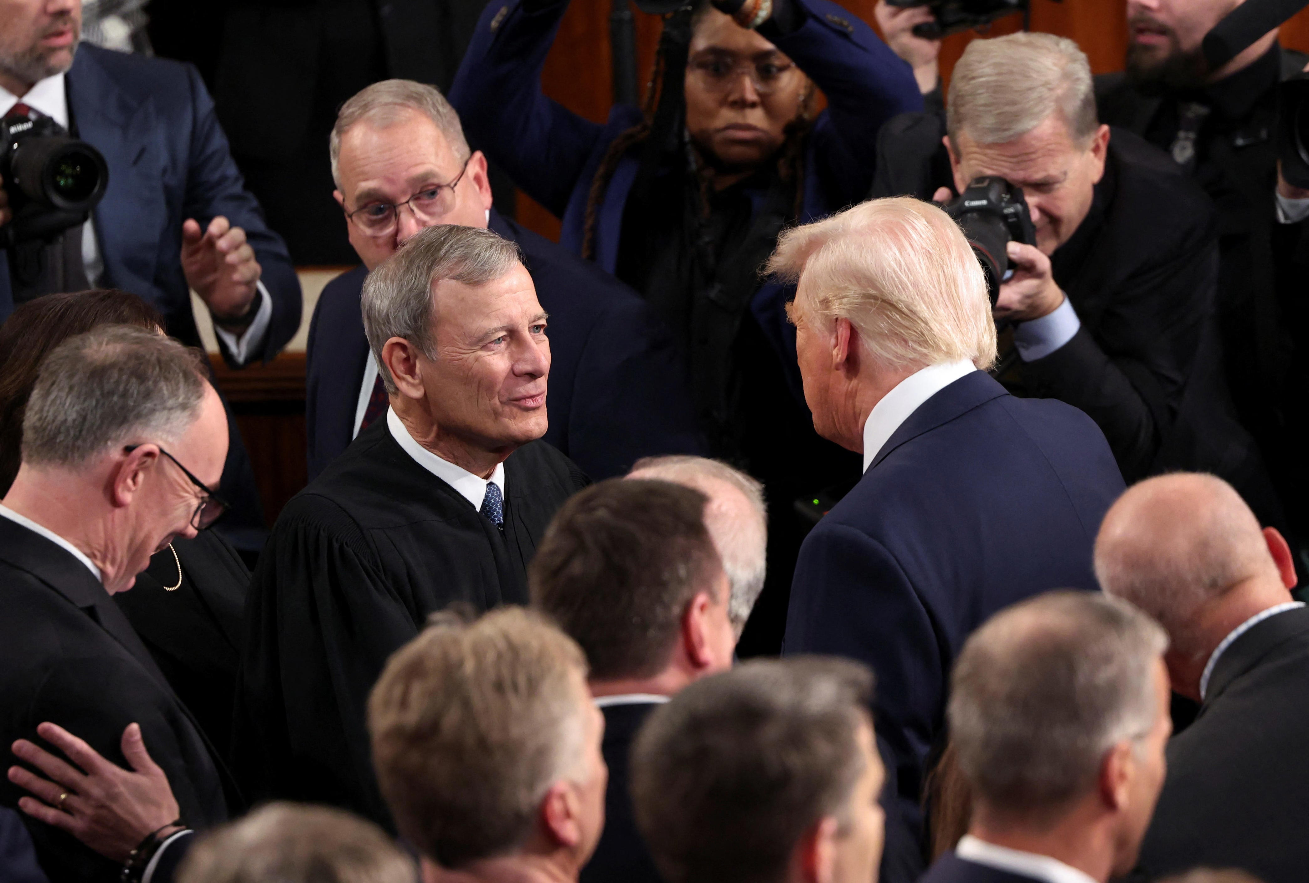 Awkward? What to expect from Trump-Supreme Court beef at State of the Union