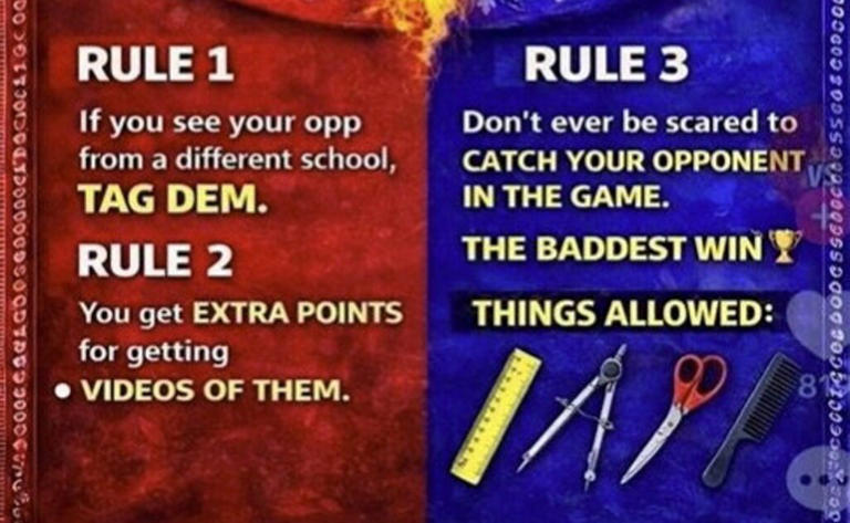 School pupils encouraged to go to 'war' with weapons in worrying TikTok ...