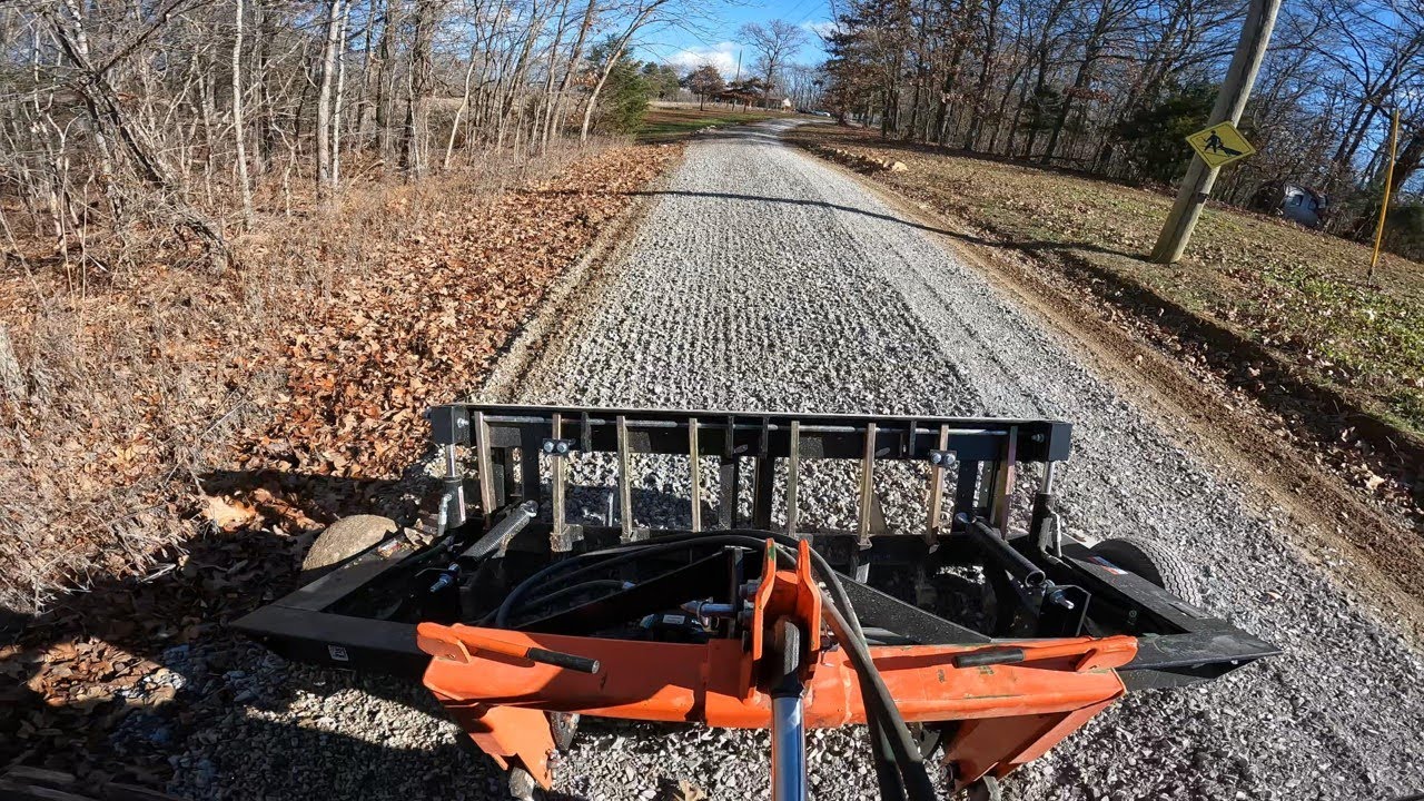 Watch this gravel driveway transformation like never before!