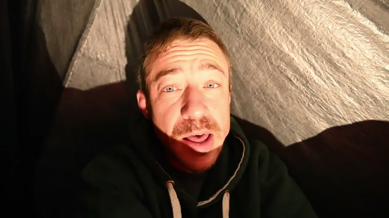 Wolf ripped my tent open at night while I was camping on the shore of ...