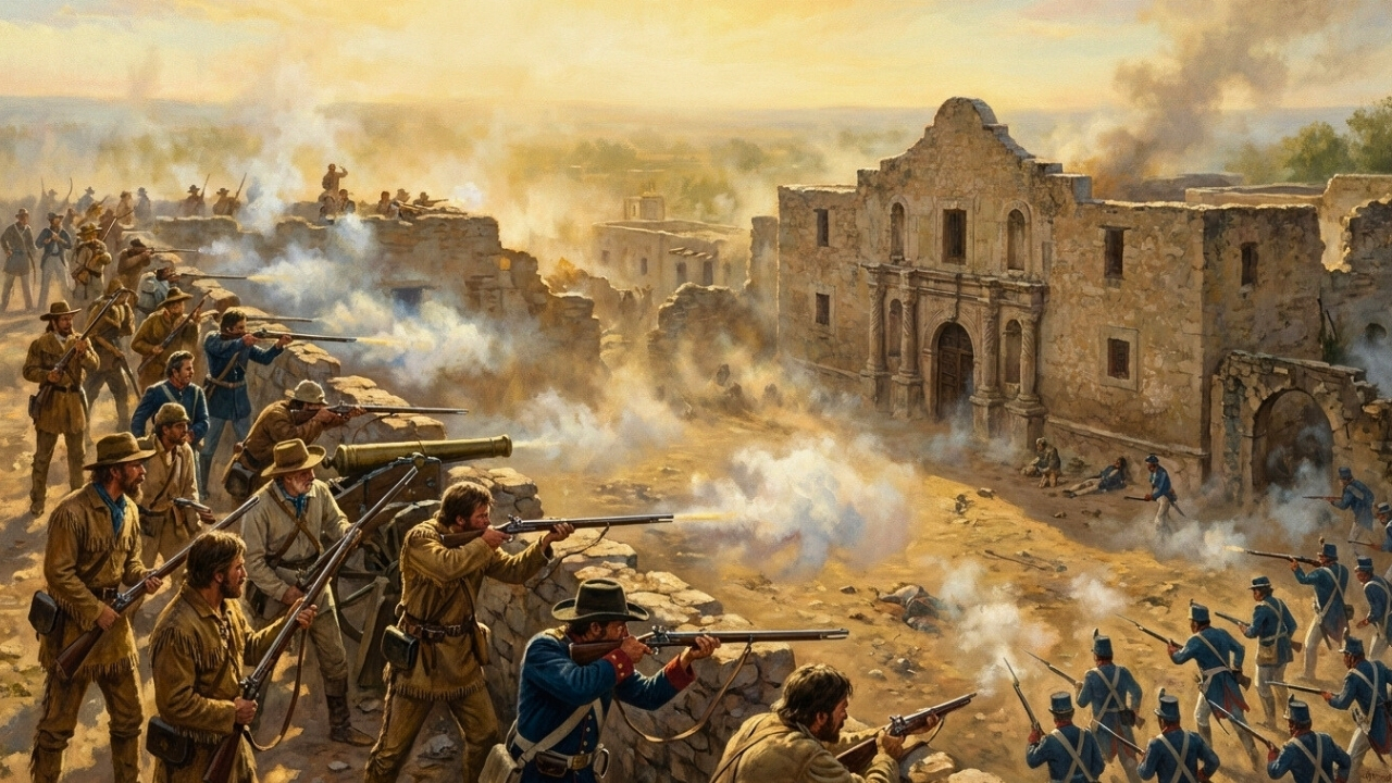 The siege of the Alamo and the birth of a symbol of resistance
