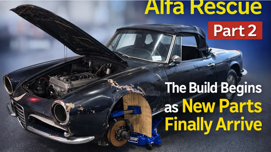 Alfa rescue part 2 the build begins as new parts finally arrive