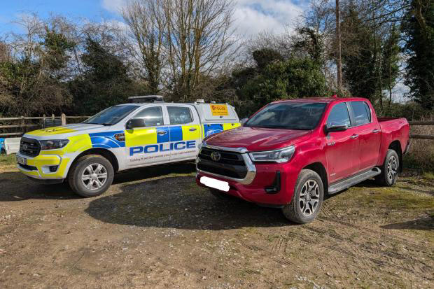 Probe launched as Toyota truck stolen across border seized in Oxfordshire