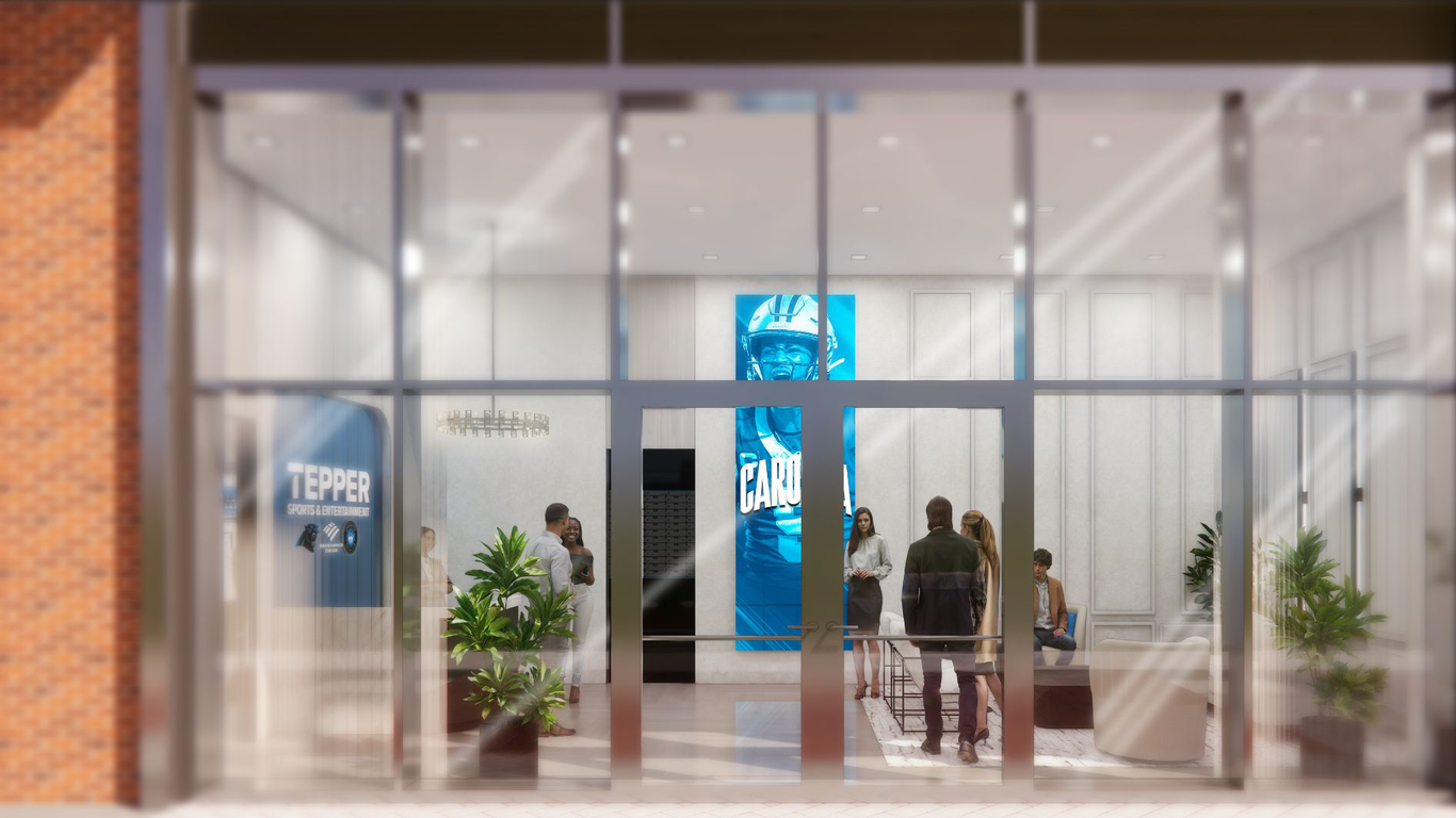 See renderings: Tepper Sports plans immersive experience center in Uptown
