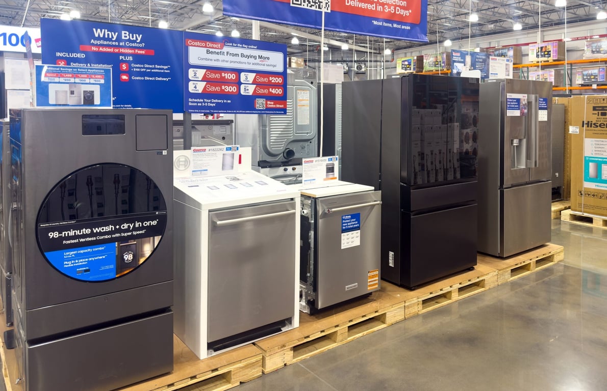 8 little-known benefits of buying appliances at Costco