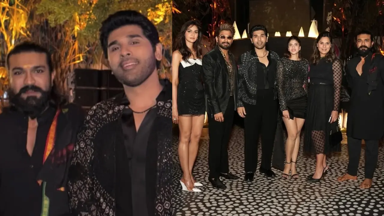 Ram Charan parties with Allu Sirish amid Ayyappa deeksha; latter defends