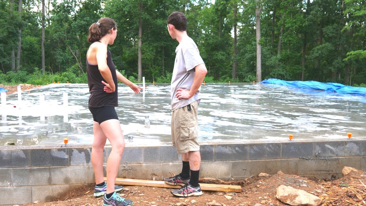 The honest truth about our disappointing concrete slab pour