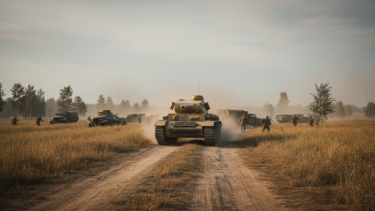 The Panzer III that drove through a Soviet column in 1941