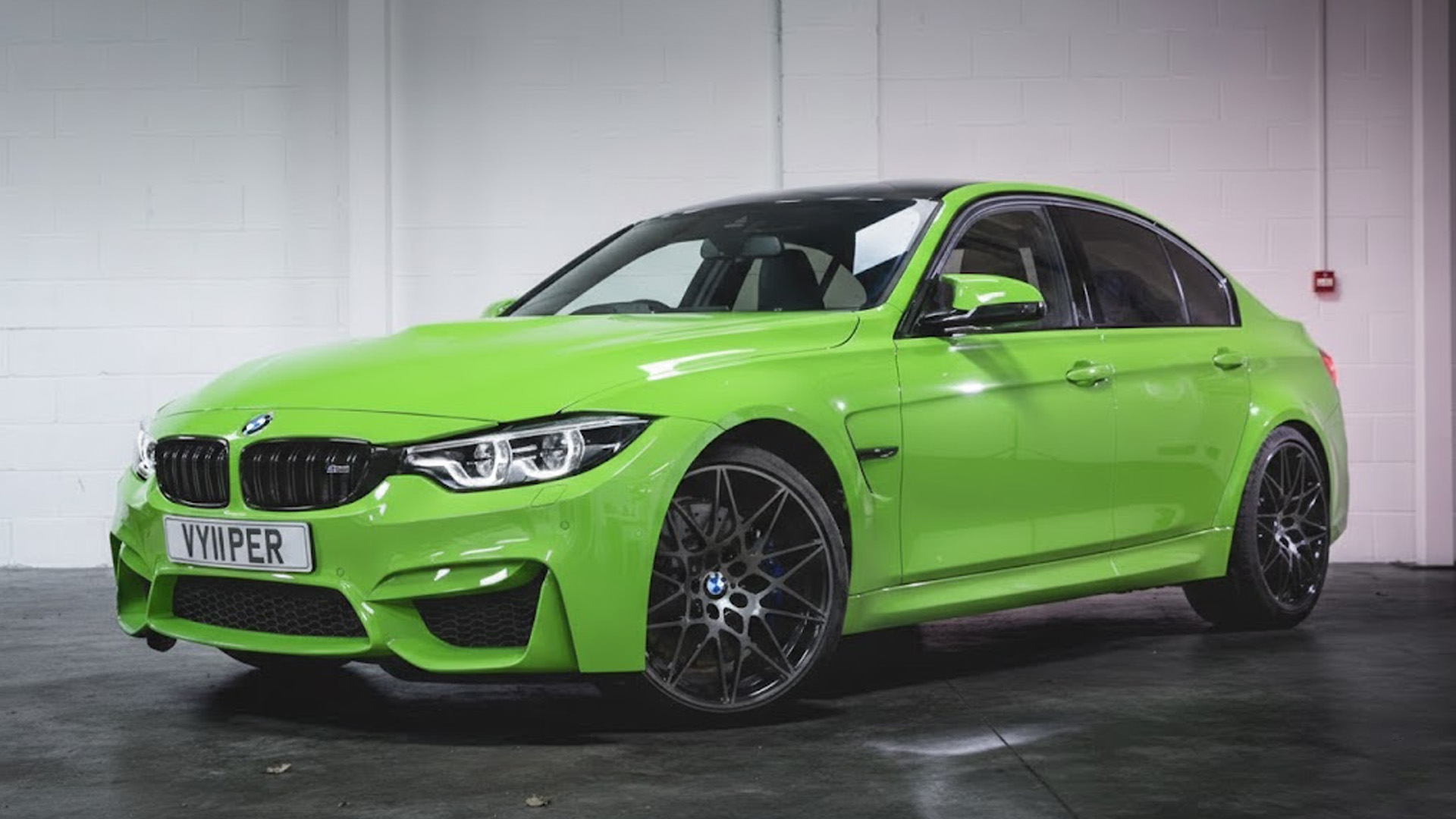 BMW M3 Competition in Verde Mantis