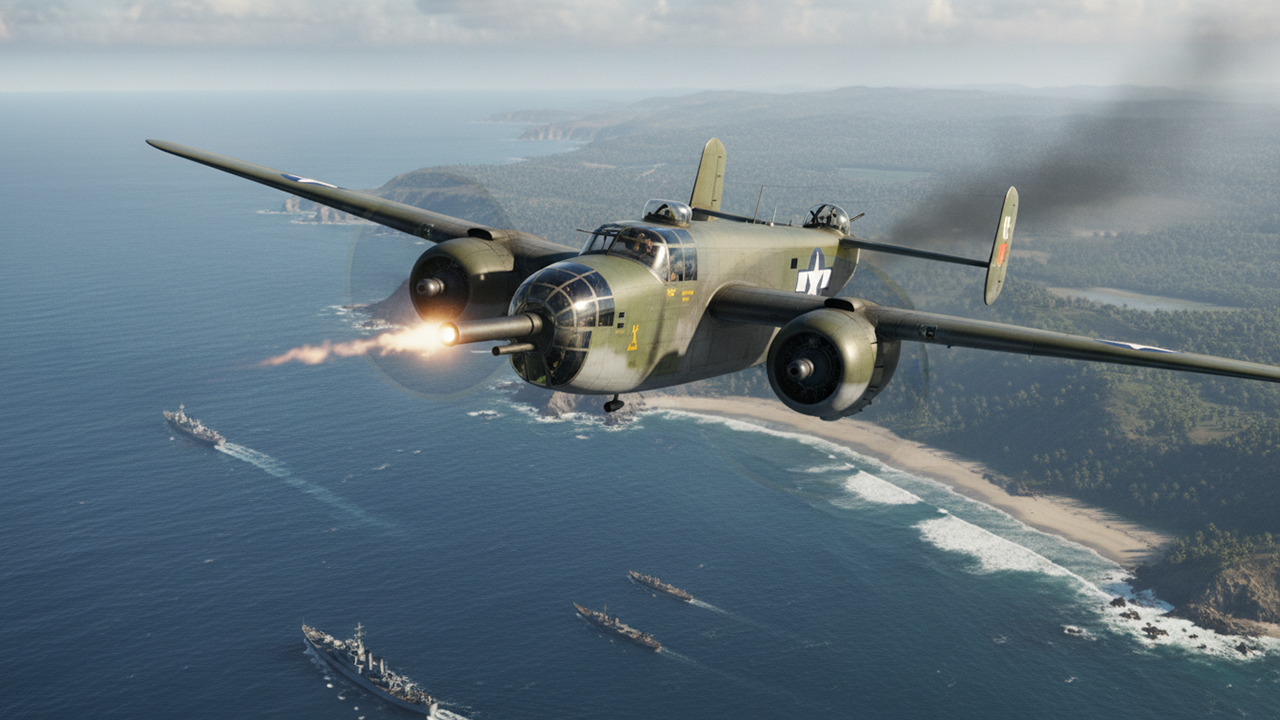 The bomber that carried a tank gun into the sky