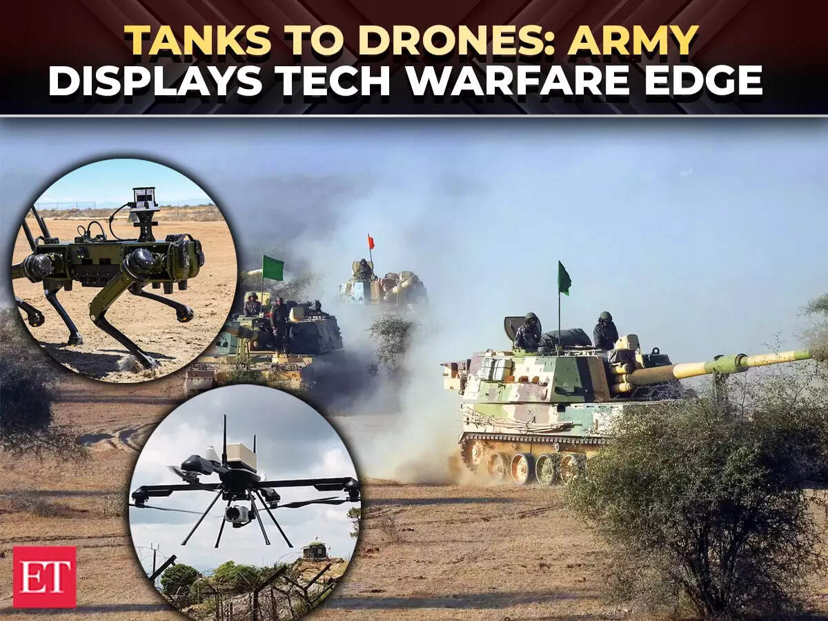 Indian Army showcases integrated firepower in exercise 'Agni Varsha' at ...