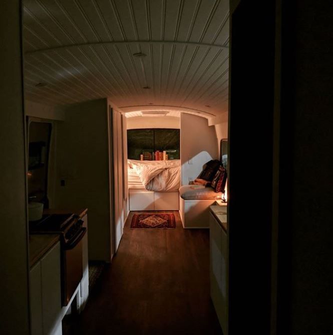 How a Manhattan renter turned a greyhound into home