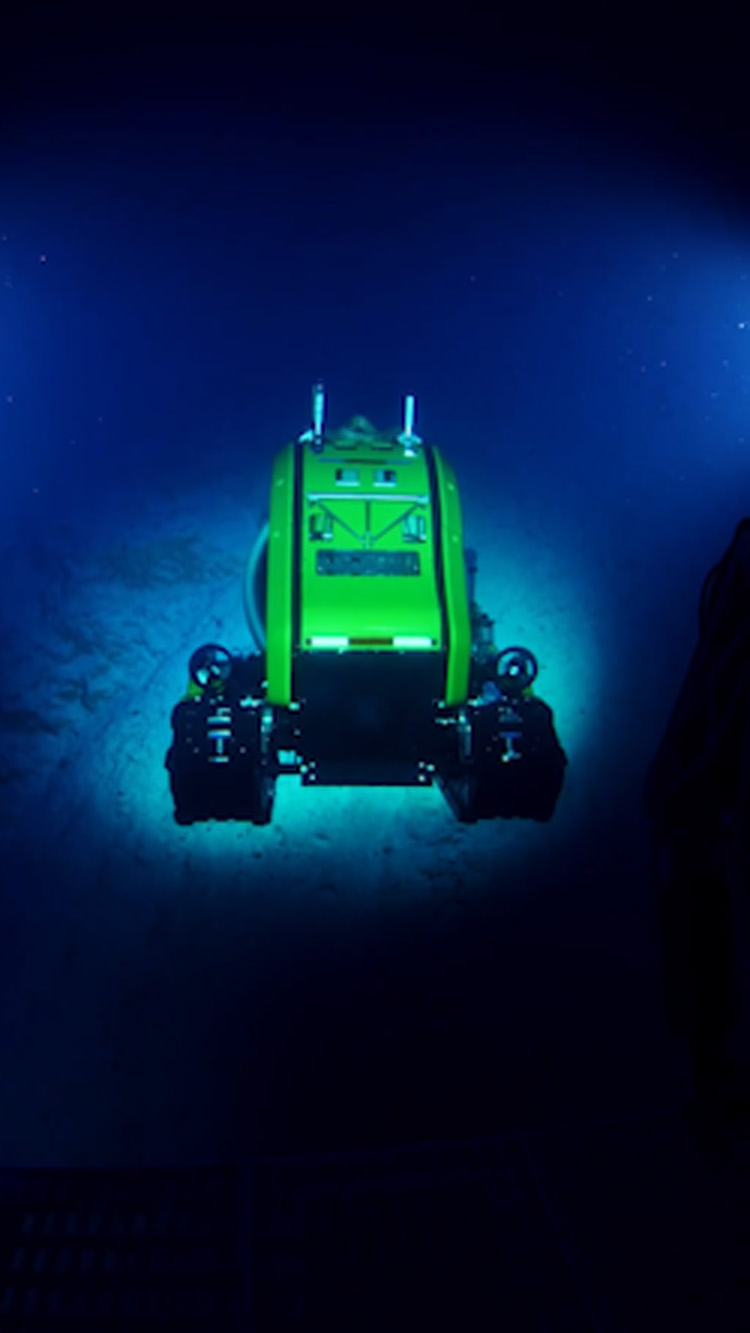 Descending 500 meters underwater