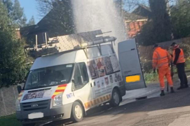 Suspicious van warning after 'substantial loss of water' and attempted ...