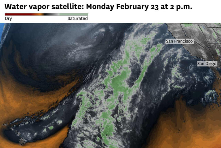 Here's how much rain to expect in the Bay Area from Pineapple Express
