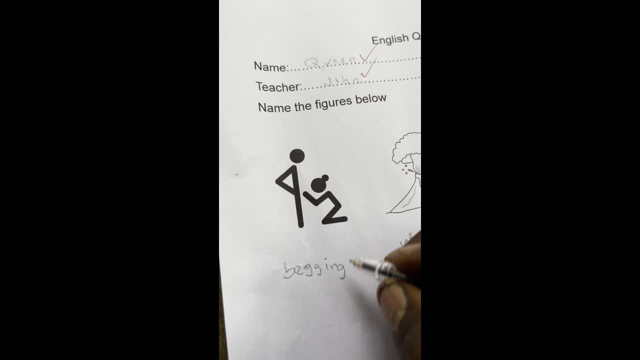 Teacher’s hilarious take on student’s quiz answers goes viral — 10M views