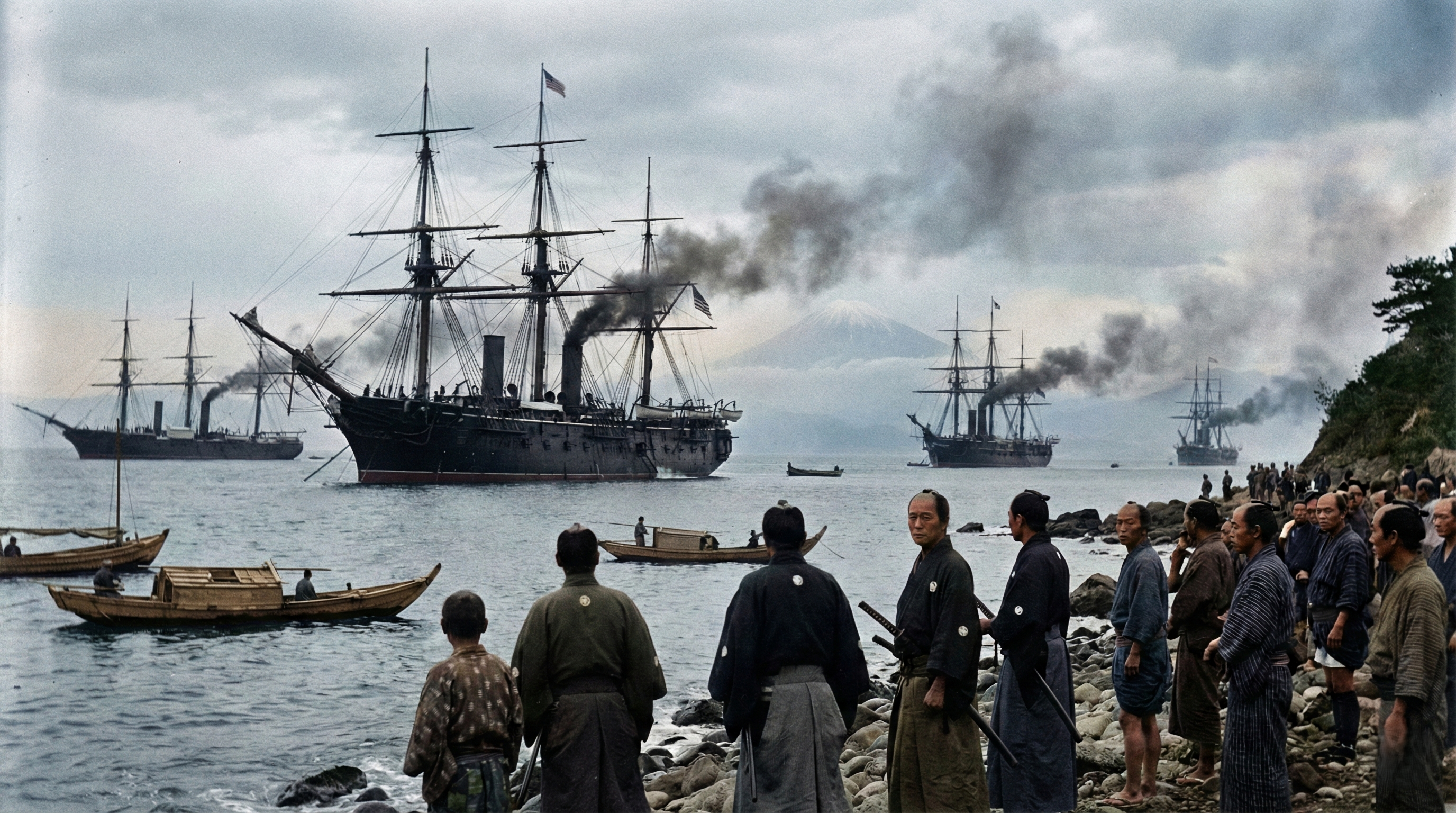This is what happens when black ships appear on the horizon