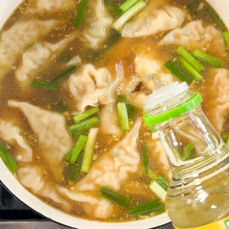 Clean out your fridge with my customizable, 30-minute pot sticker soup