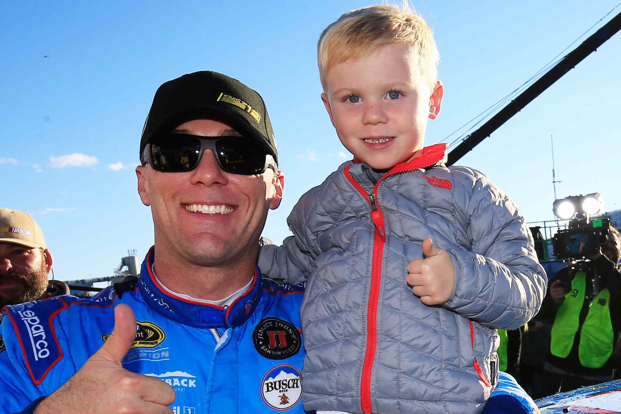 NASCAR legend Kevin Harvick's 13-year-old son signs his own deal in ...