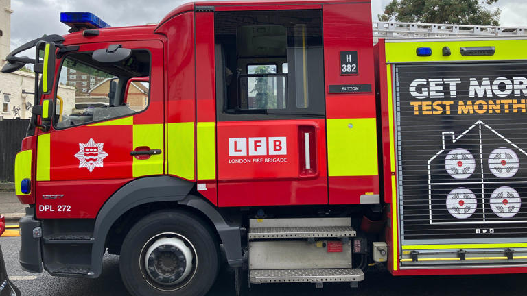 Burst water main causes flooding in Islington