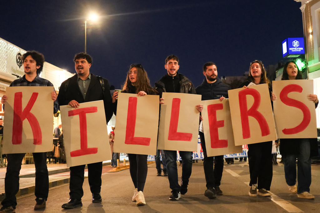 Protest held on Greek island against docked US aircraft carrier as Iran ...