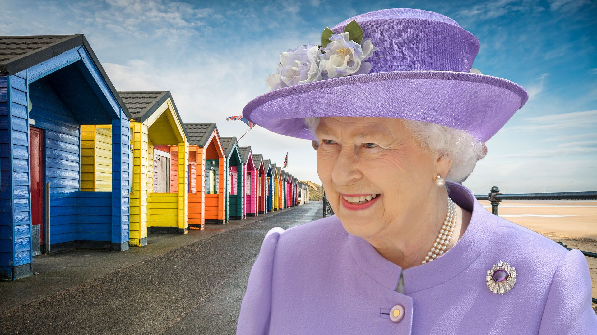 Queen Elizabeth's private beach hut near Sandringham to avoid prying eyes