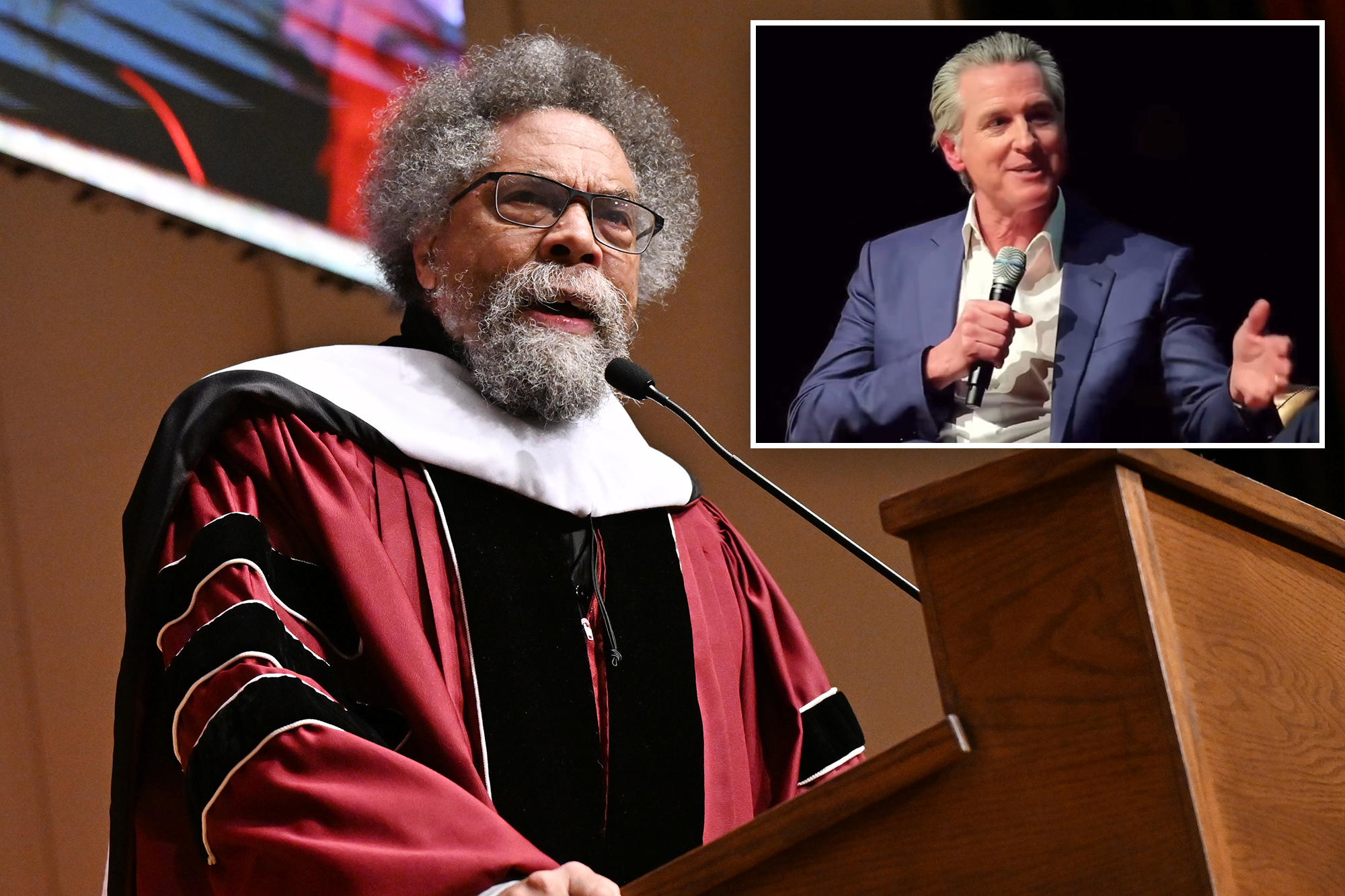 Ex-Harvard professor Cornel West unloads on Gov. Gavin Newsom over ...