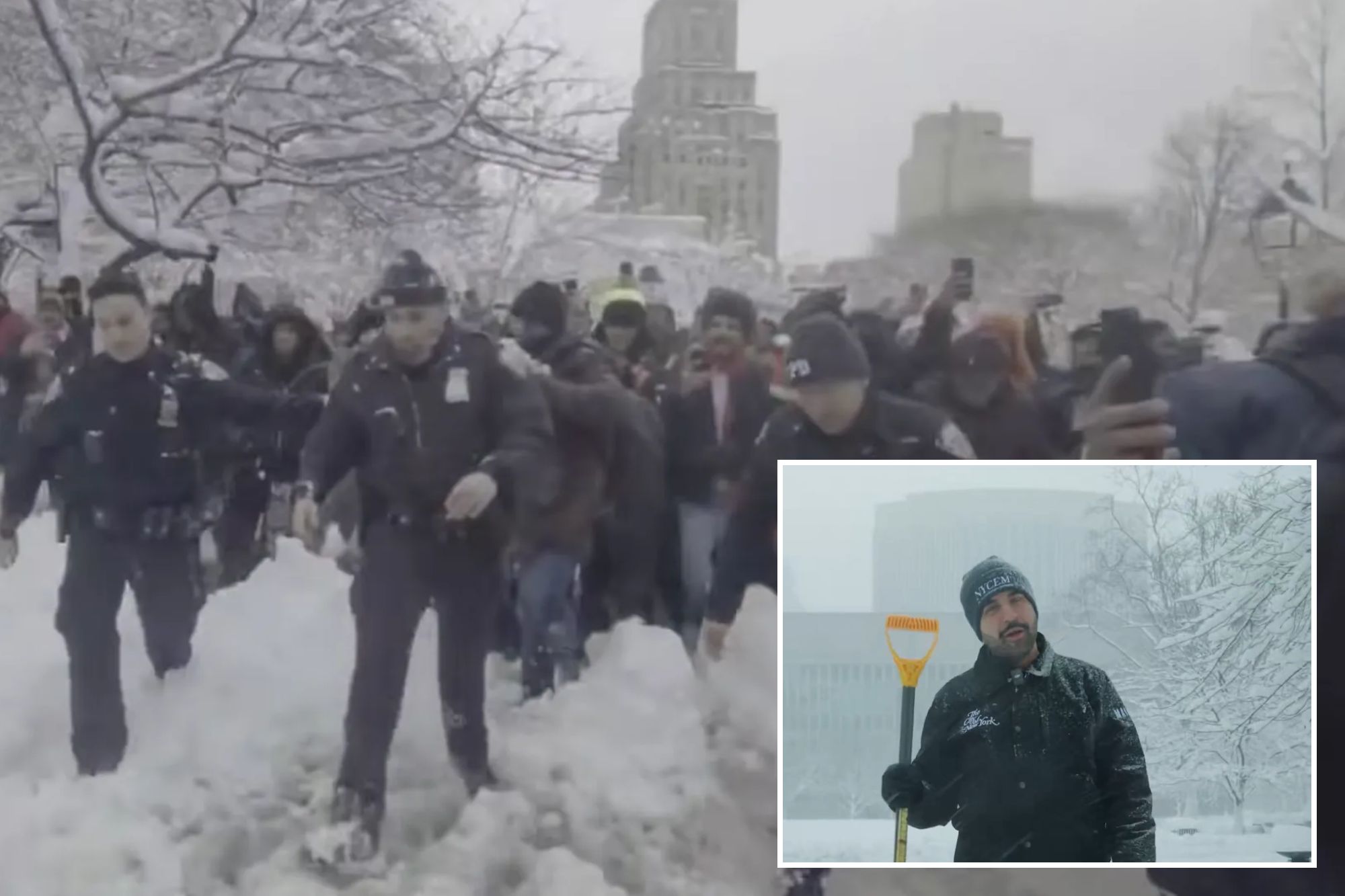 Mamdani refuses to call mob launching snowballs at cops a criminal act ...