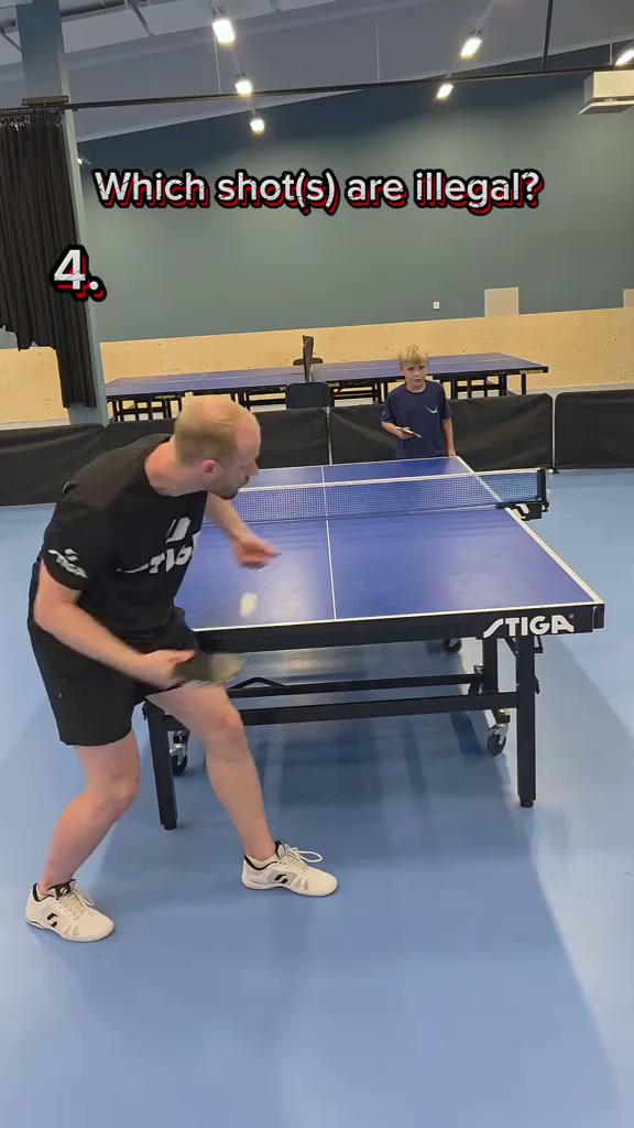 Are these table tennis shots actually illegal?