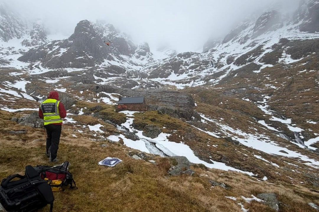 Drones join dangerous Ben Nevis hiker search