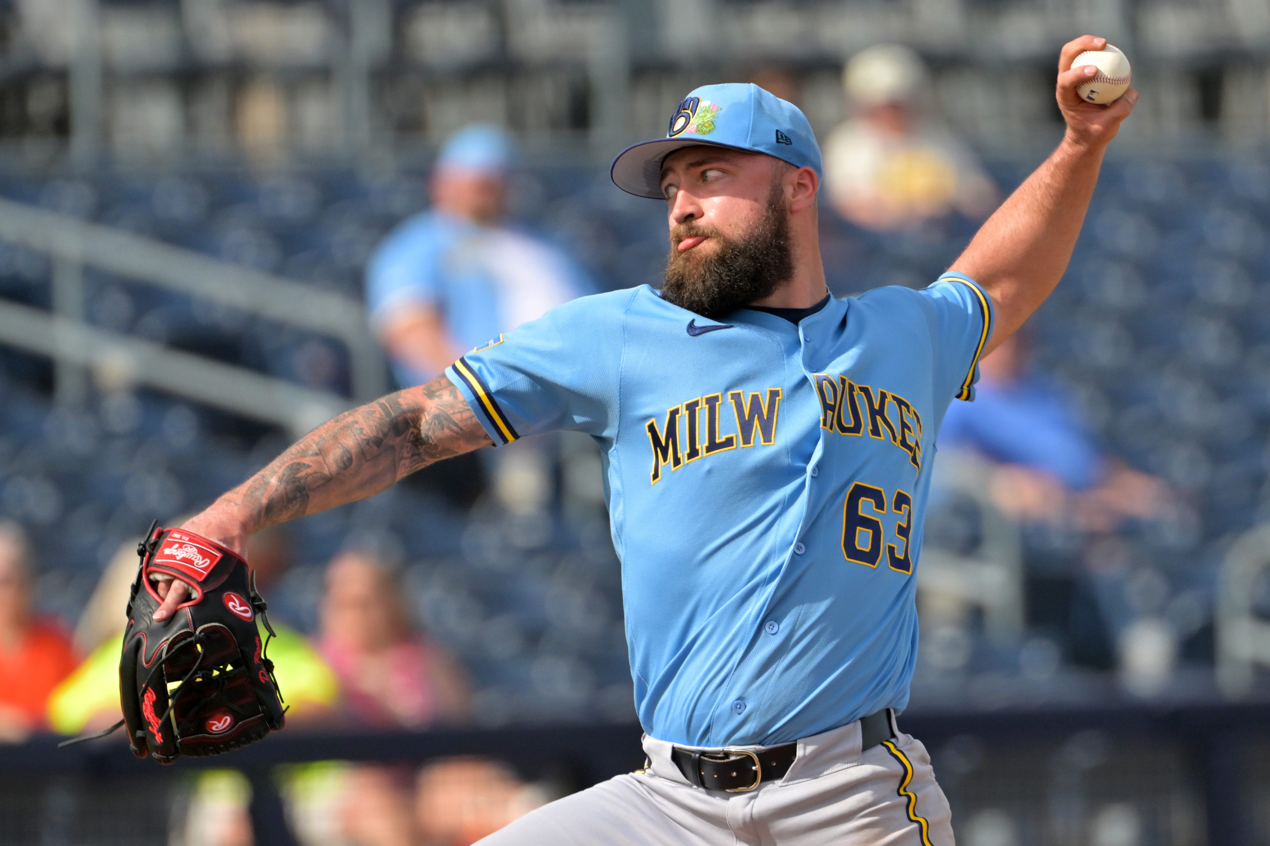 Brewers send down Cincinnati native to make room for starting pitcher
