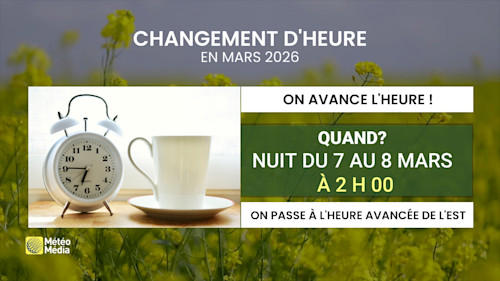 Préparez-vous, l'heure d'été arrive bientôt!