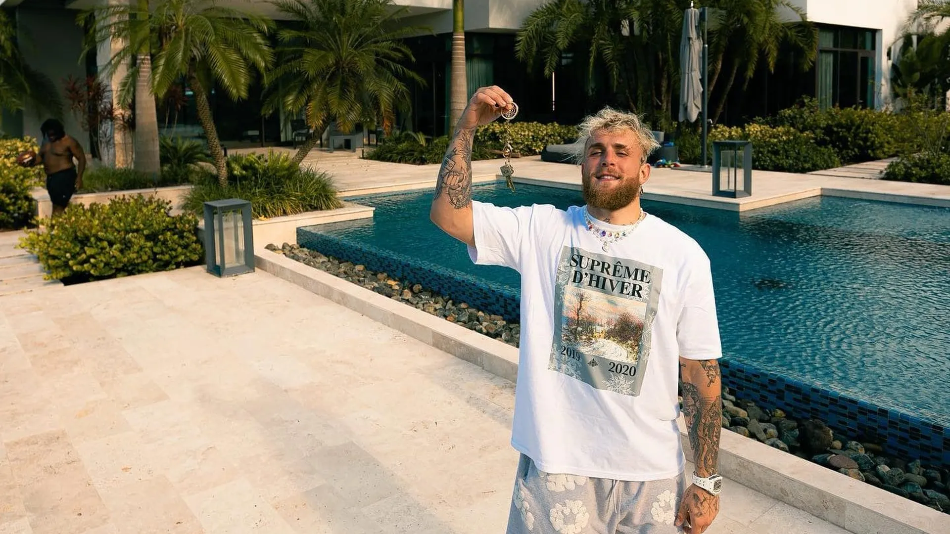 Nederlandse kunstenaar Joseph Klibansky maakt kunstwerk voor Jake Paul ...