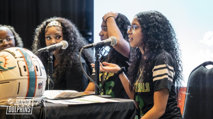 Miami Dolphins host the 2026 girls flag high school media day presented ...