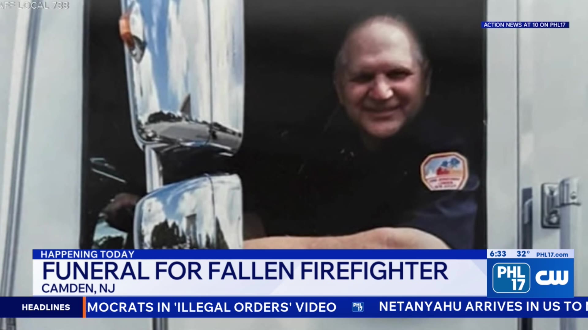 Camden community gathers to honor fallen firefighter Howard Bennett ...