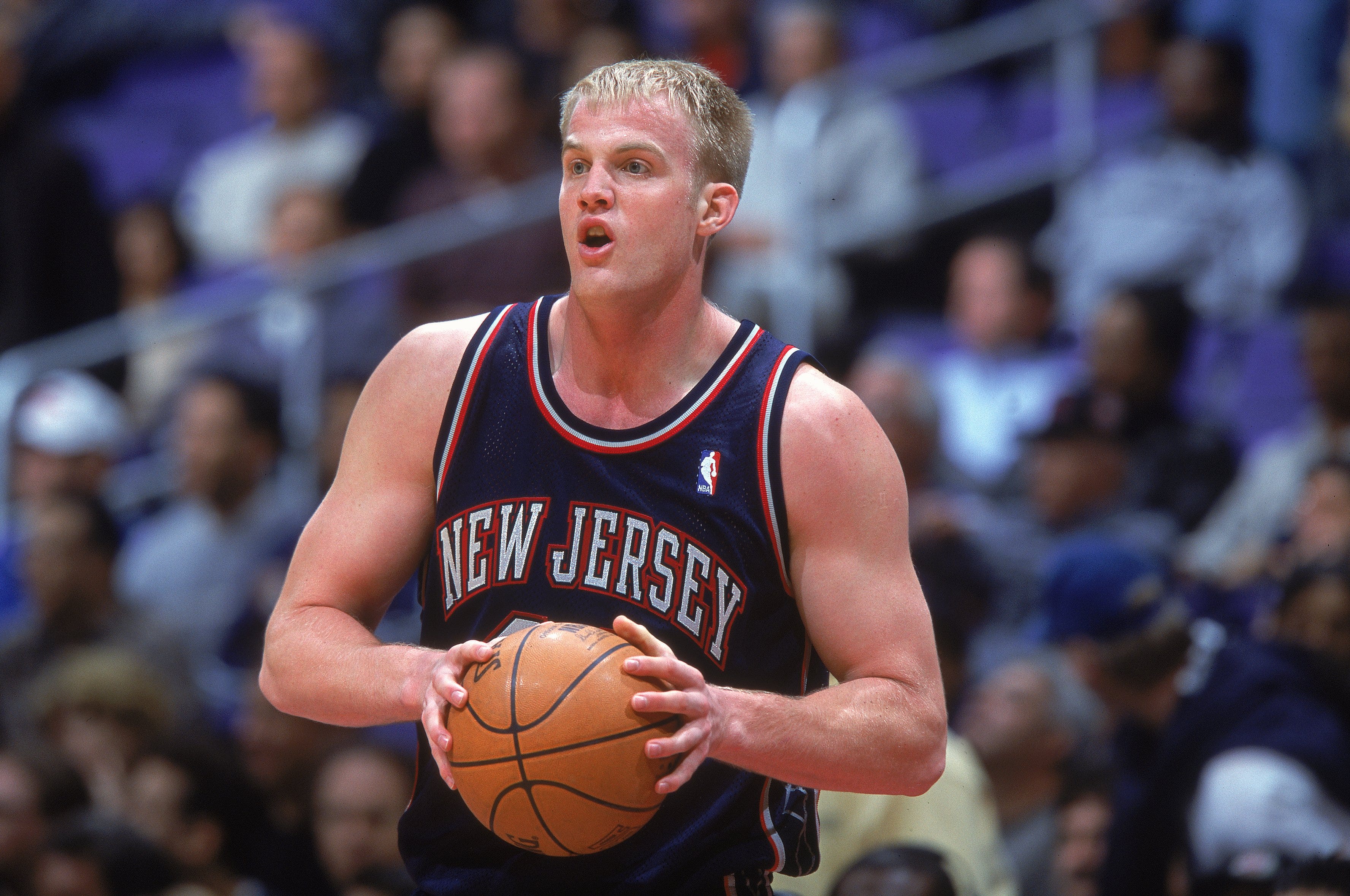 Brooklyn Nets jersey history No. 42 - Evan Eschmeyer (1999-2001)